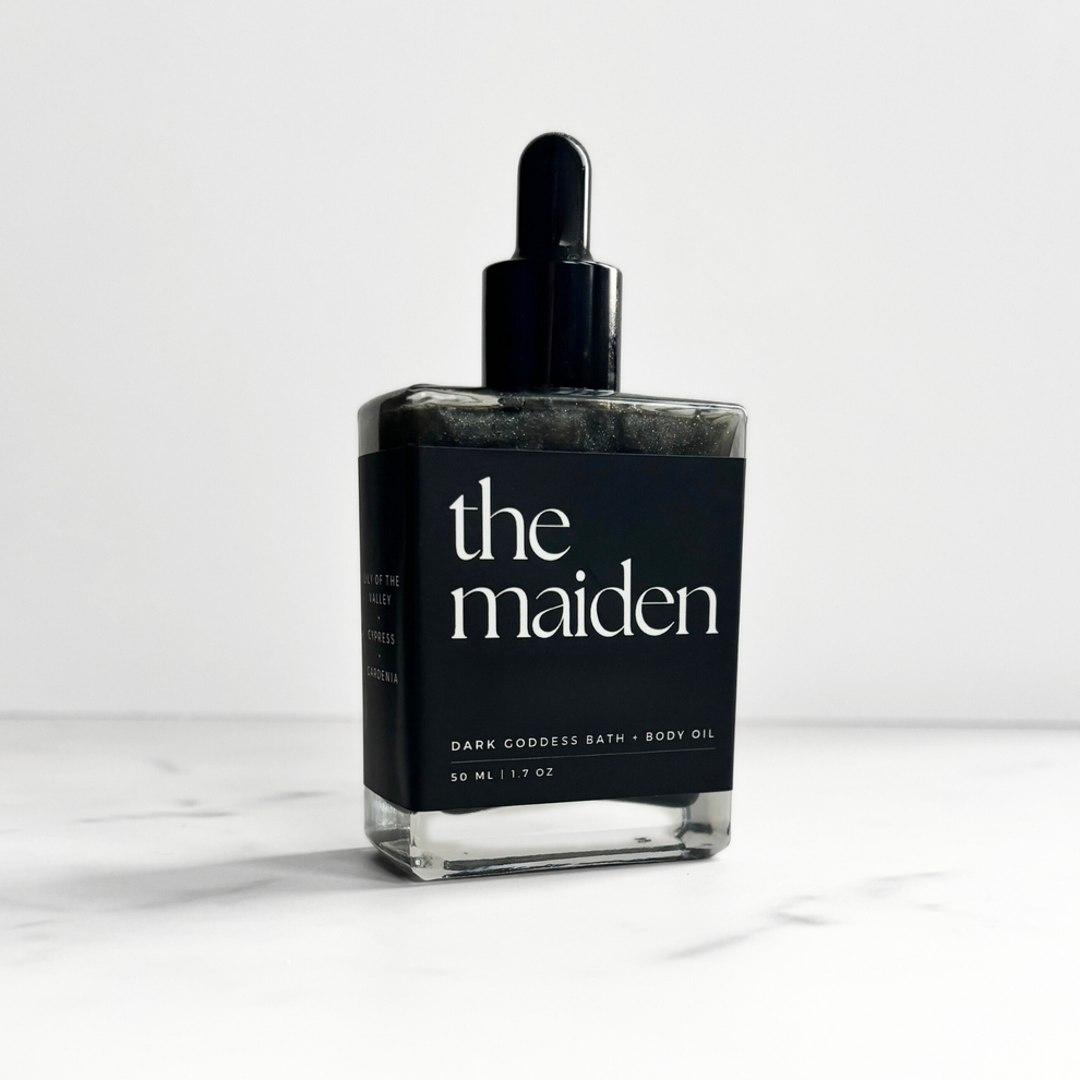 The Maiden | Dark Goddess Ritual Bath + Body Oil – The Poison Path
