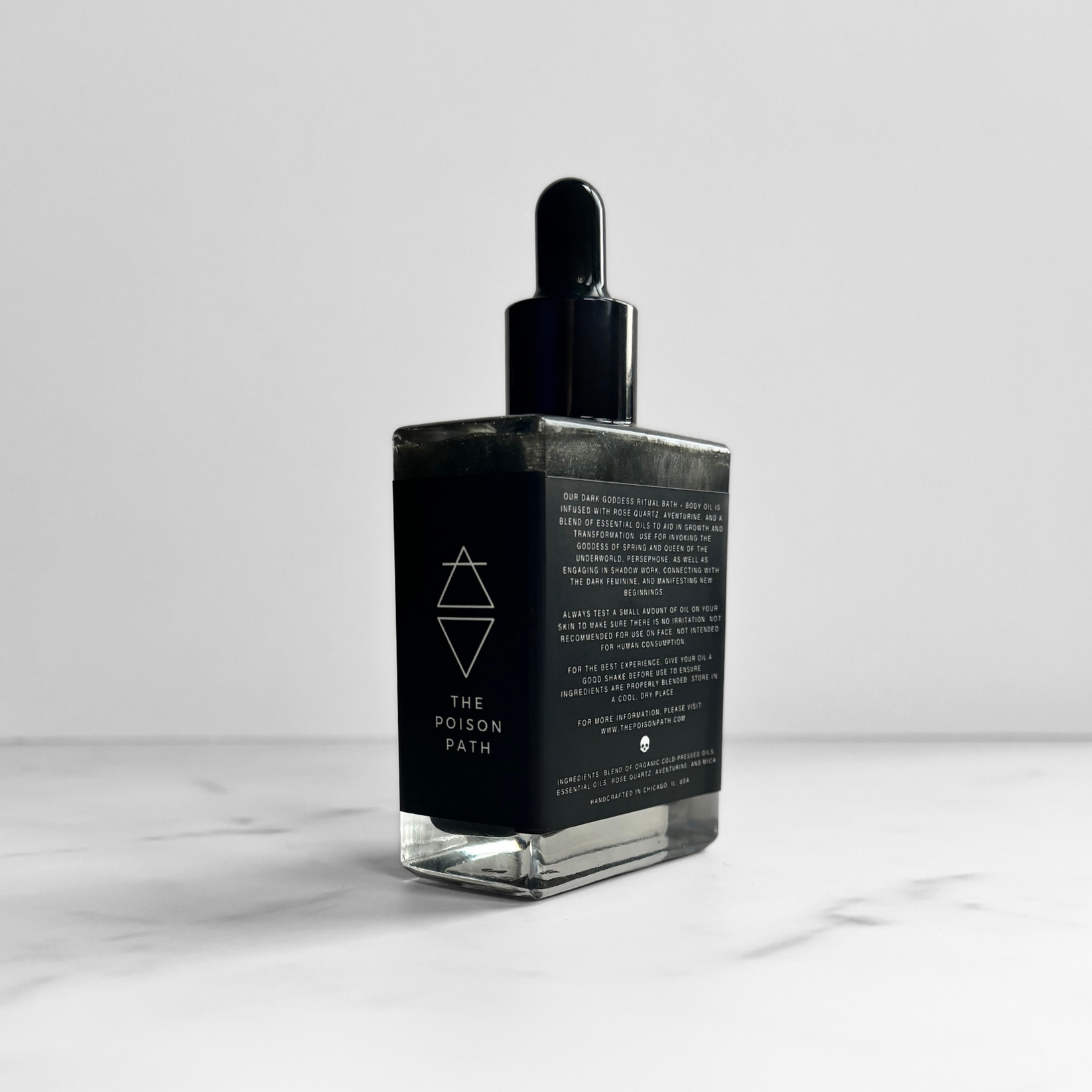 The Maiden | Dark Goddess Ritual Bath + Body Oil – The Poison Path