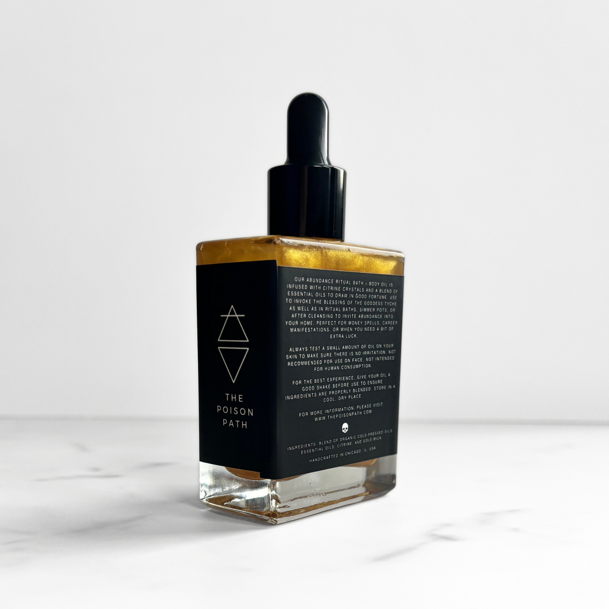 The Wheel | Abundance Ritual Bath + Body Oil – The Poison Path