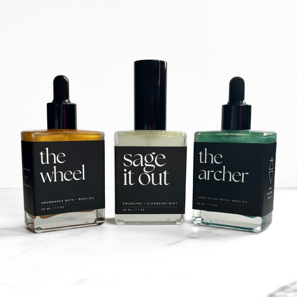 The Wheel | Abundance Ritual Bath + Body Oil – The Poison Path