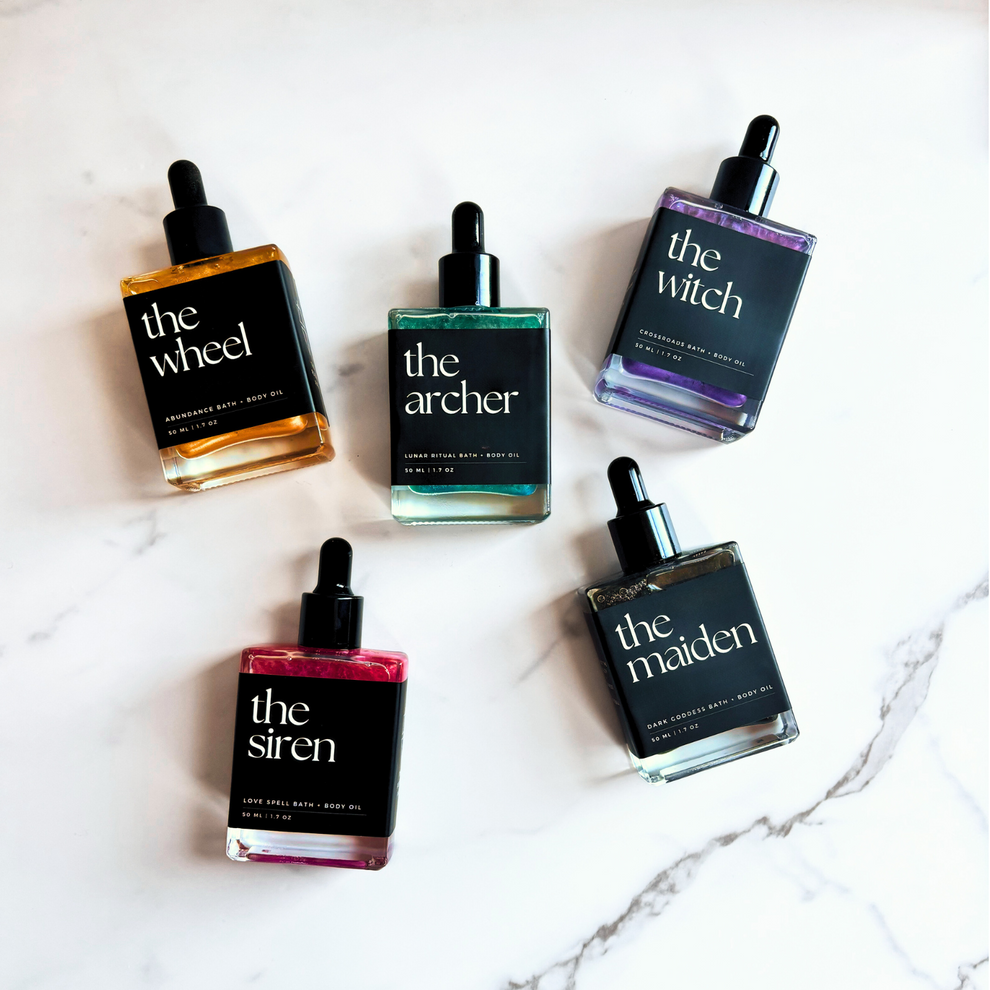 Ritual Bath + Body Oil Sample Set – The Poison Path